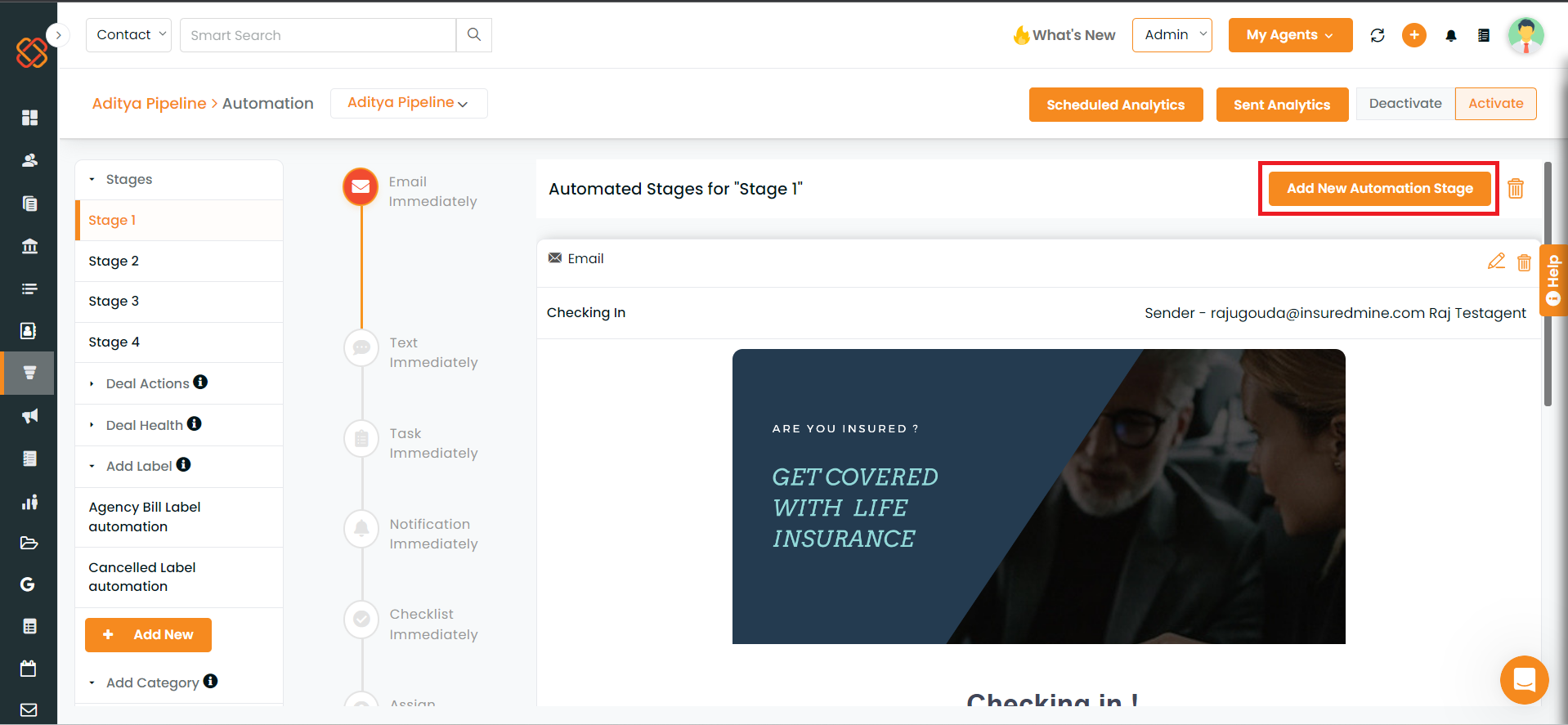 Archive Pipeline Card As An Option In Pipeline Automation Insuredmine