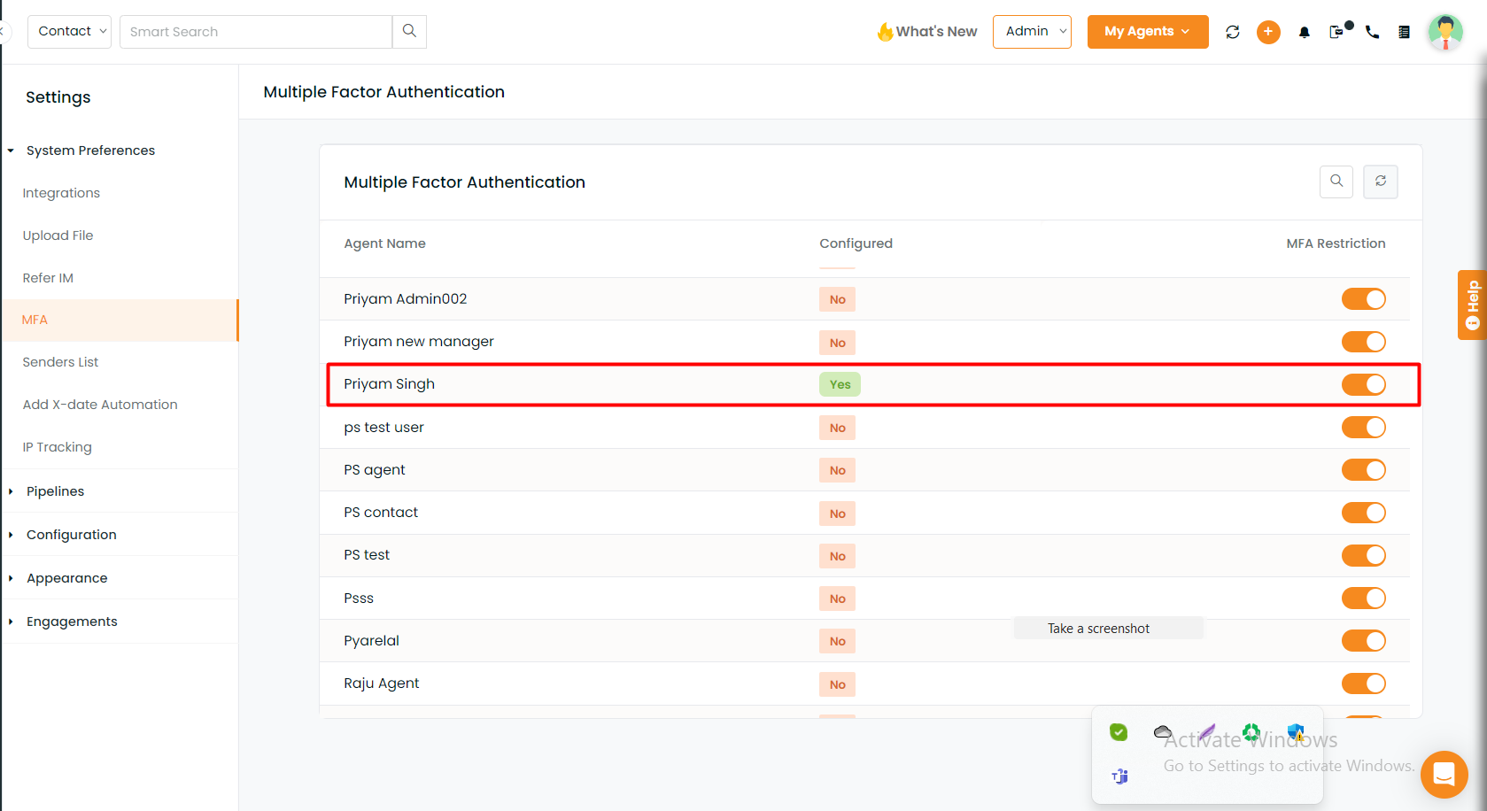 Configure Your Multiple Factor Authentication - InsuredMine CRM ...